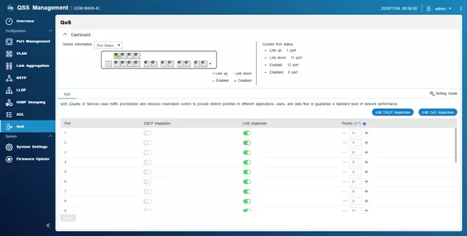 QNAP QSW-M408-4C: Administrita Ŝaltilo-Revizio kun 10G SFP+ Havenoj 427_55