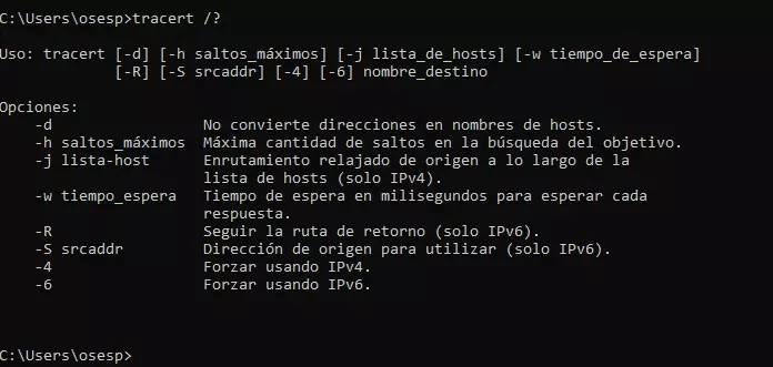 tracert හෝ traceroute විධානය කුමක්ද, එය කුමක් සඳහාද සහ එය භාවිතා කරන්නේ කෙසේද 495_4