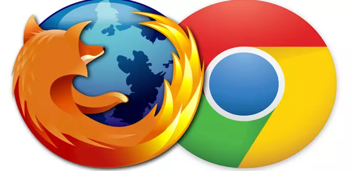 Menyamar Firefox daripada Chrome