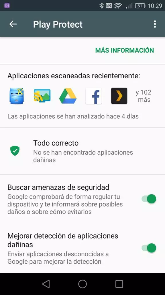 Android 2 上的 Google Play 保護
