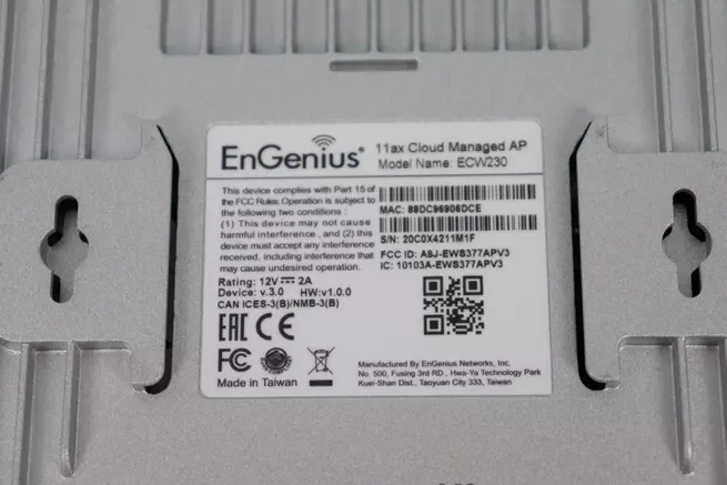 EnGenius ECW230 Professional AP sticker in detail