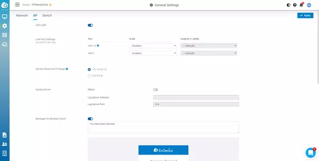 Giunsa ang pag-set up sa usa ka network sa EnGenius Cloud gamit ang WiFi 6 switch ug AP 572_51