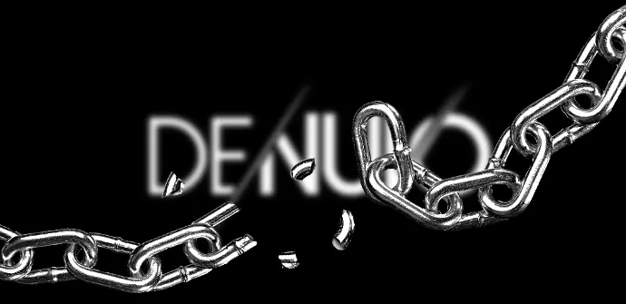 Ødelagt Denuvo-logo