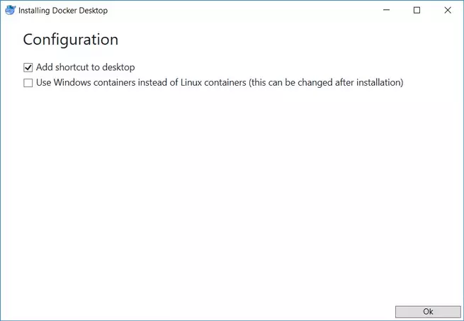 Torolàlana hametrahana Docker Windows 10 rafitra fiasana 7632_5