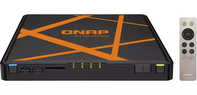 QNAP TBS-453A o se NASbook fou ma SSD drive mo le maualuga o le faatinoga 8365_1