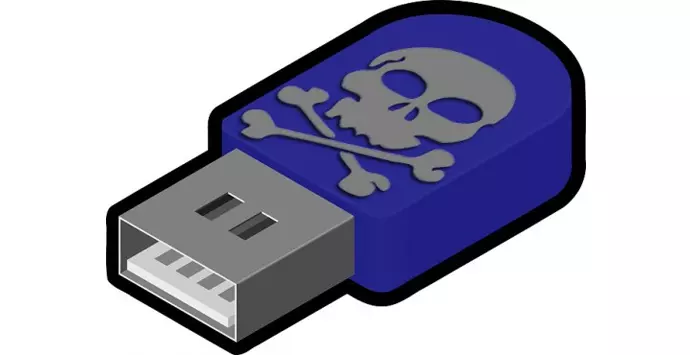 Dijangkiti melalui peranti USB