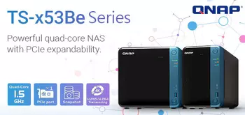 QNAP TS-253Be ۽ TS-453Be: ملو هنن نئين Quad-Core NAS سان PCI-Express سان