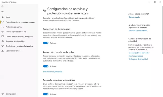 A Windows Defender letiltása engedélyezése